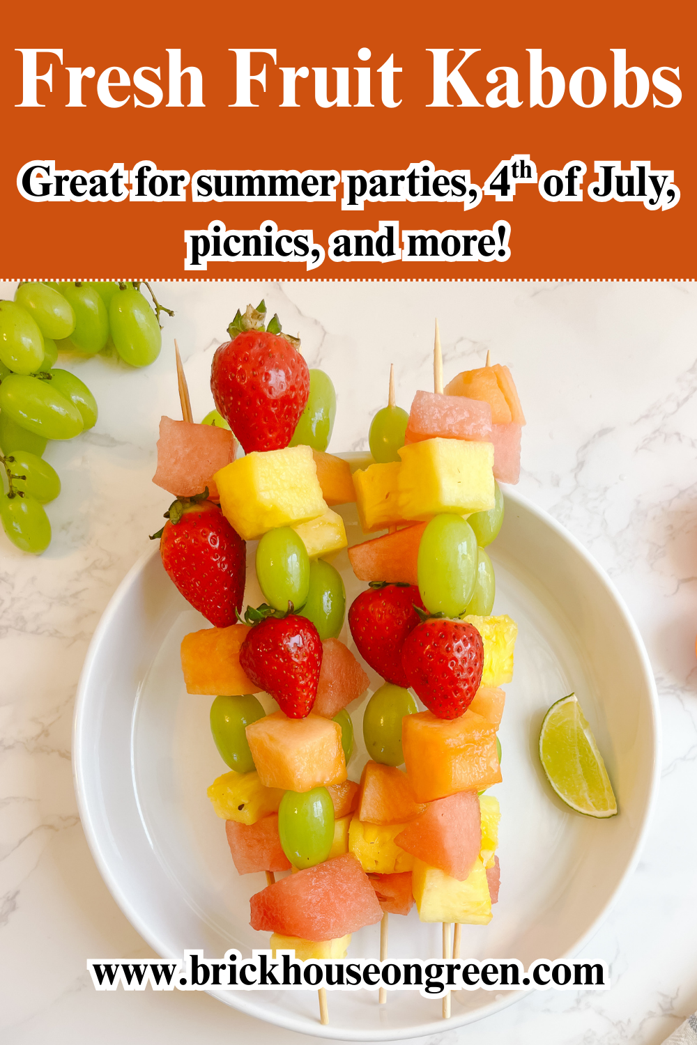 Easy Fruit Kabobs with a High Protein Fruit Dip - This Hygge Home