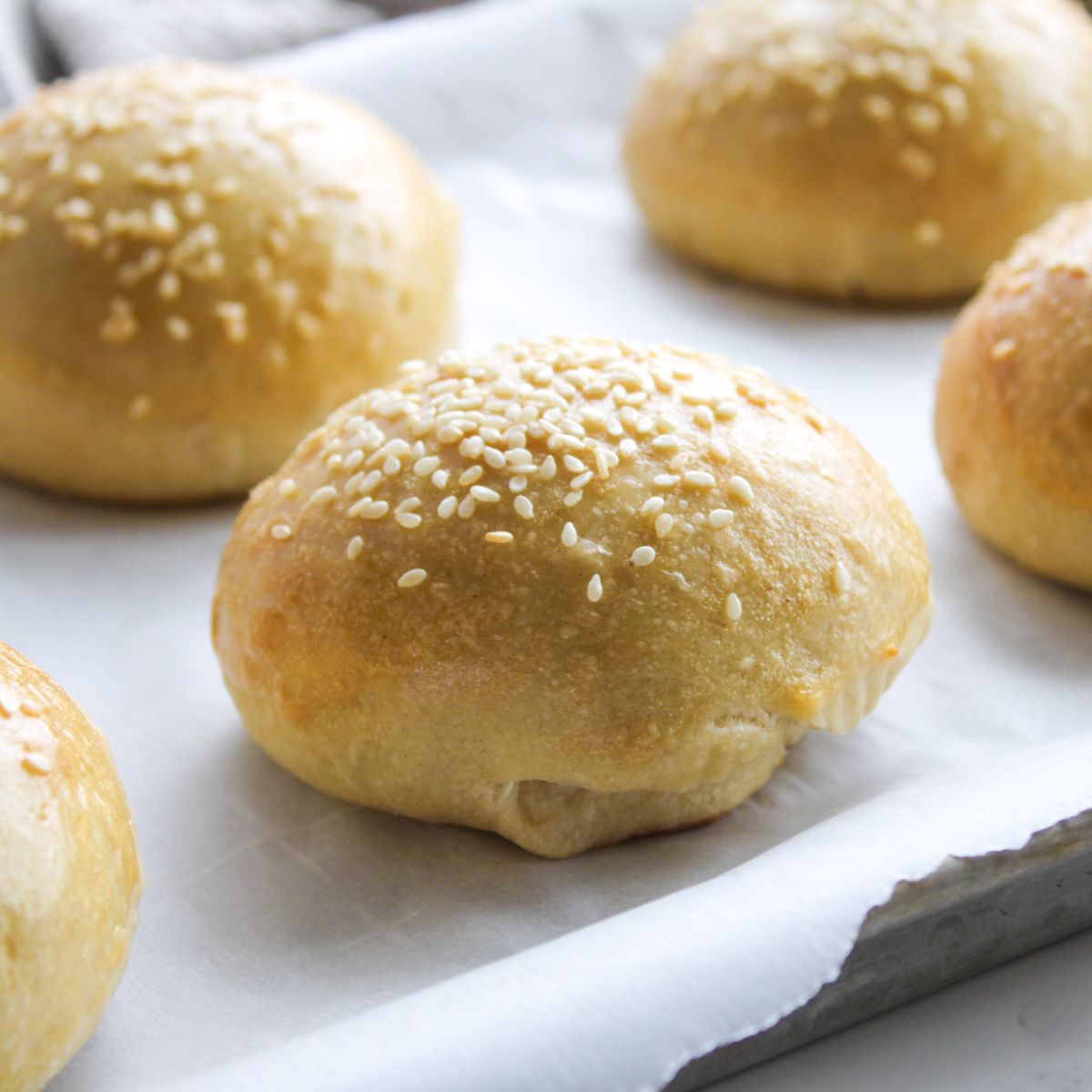 Sourdough Hamburger Buns From Scratch - This Hygge Home